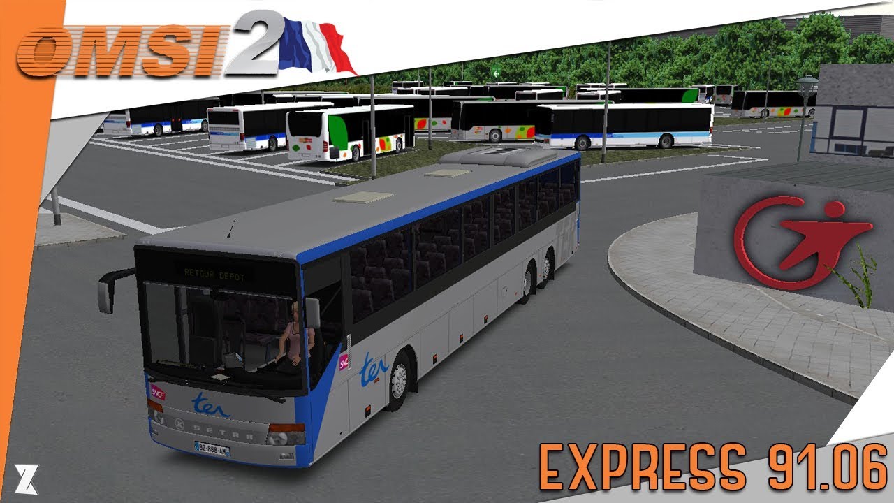 🚌OMSI 2 | Express 91.06 en Setra S319UL ? Un pur plaisir ! - YouTube