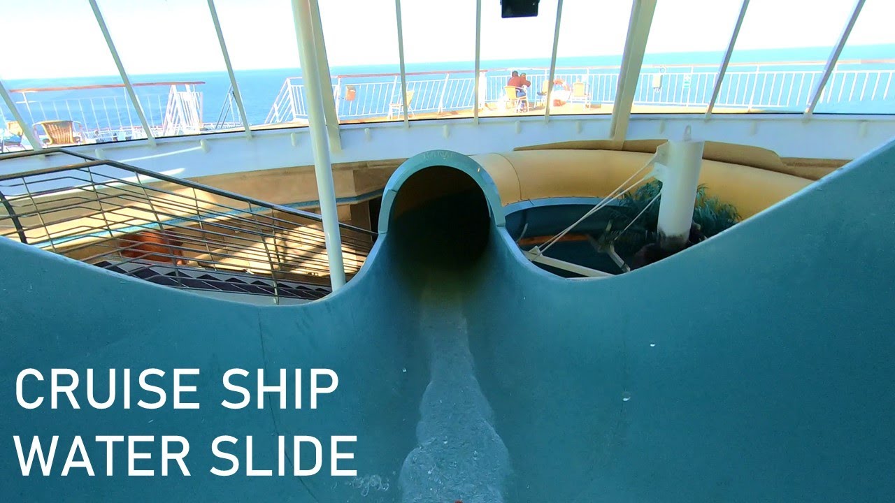 Blue Water Slide on MS Color Fantasy Cruise Ship | Color Line Cruises ...
