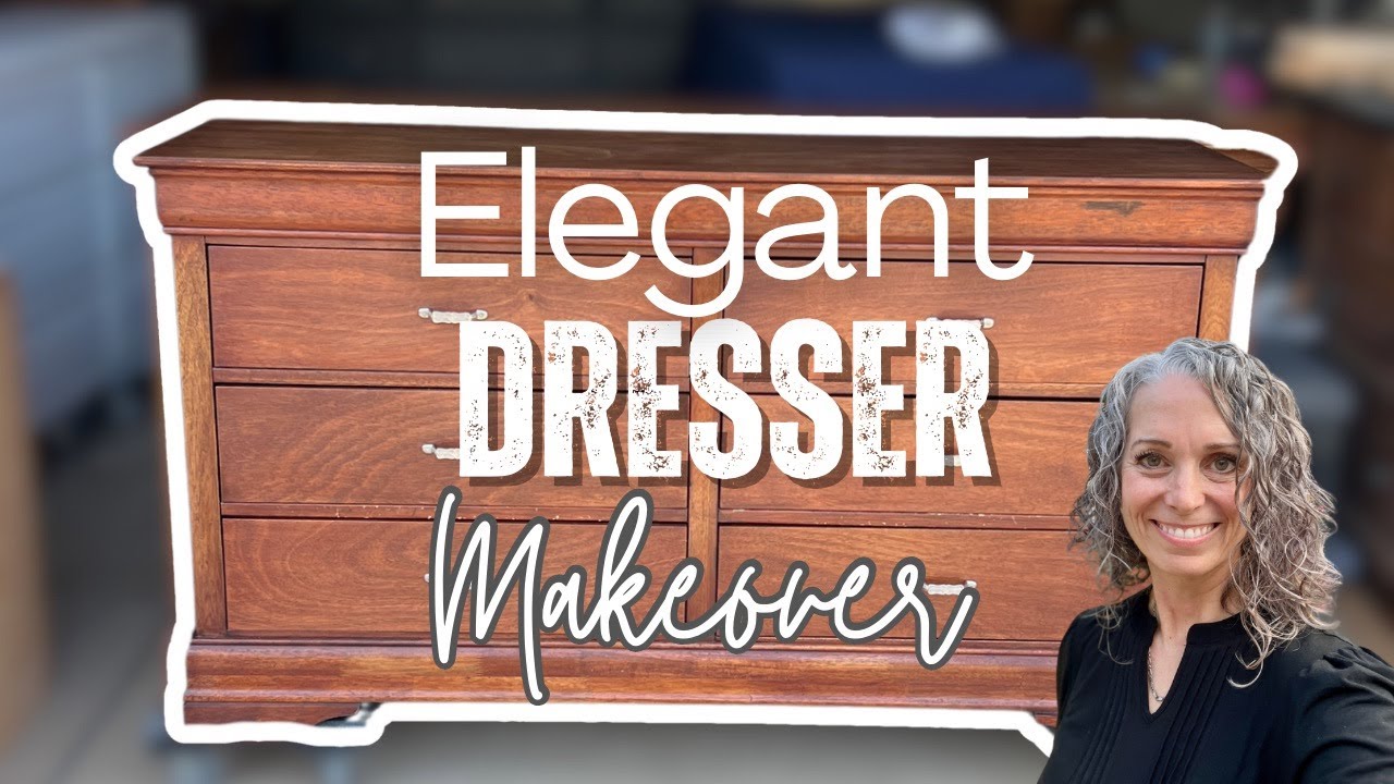 Turning a basic dresser into something modern and elegant - YouTube