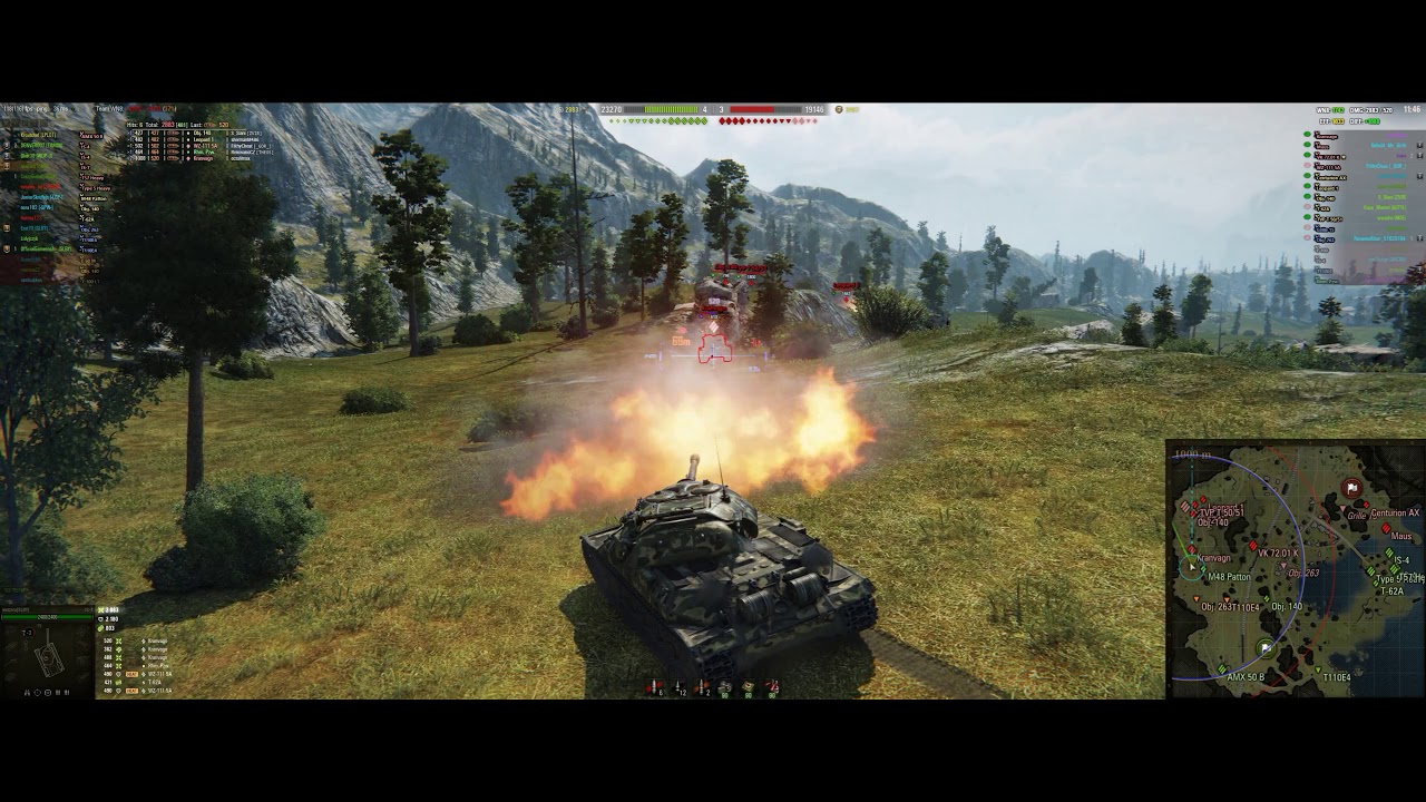 IS7 Hull down vs half of the enemy team - YouTube