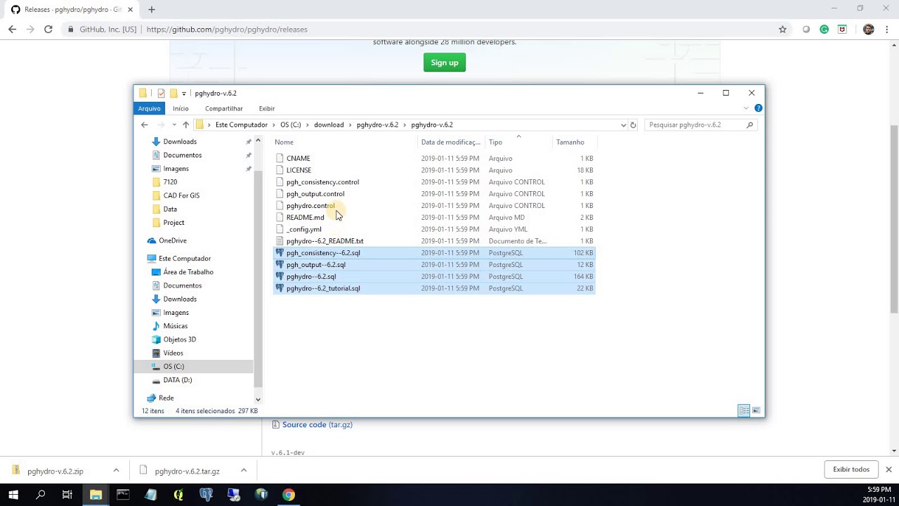 Step 1 - Install pghydro v6.2 pgsql 9.5 - YouTube