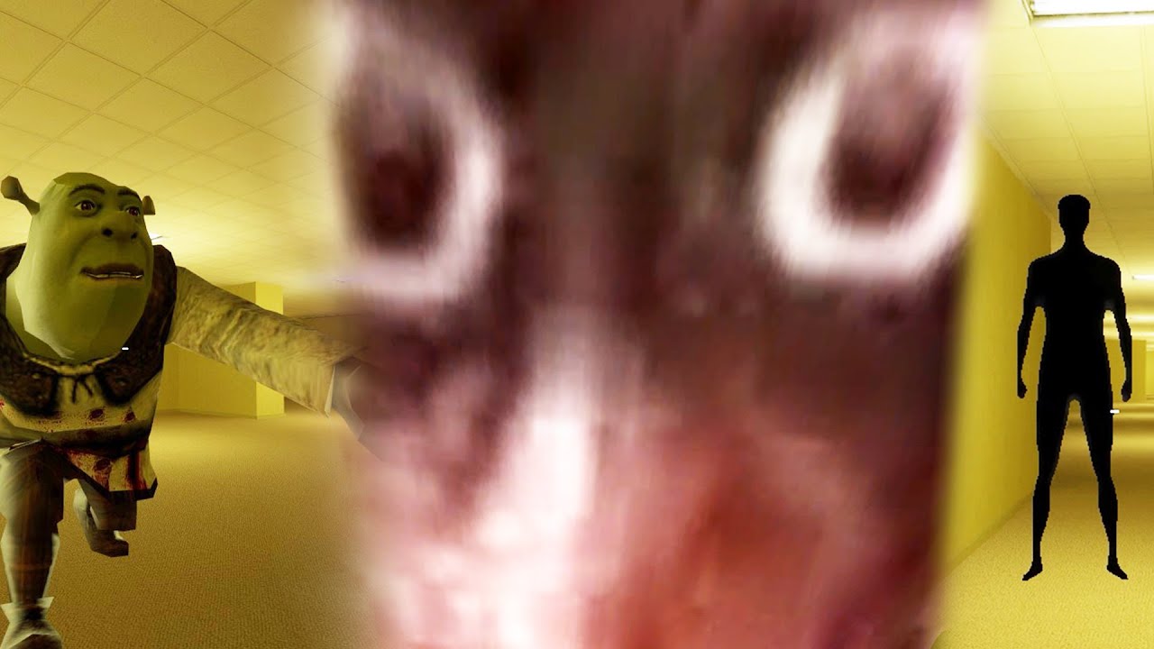 SHREK and QUANDALE DINGLE Trapped Me IN THE BACKROOMS - YouTube