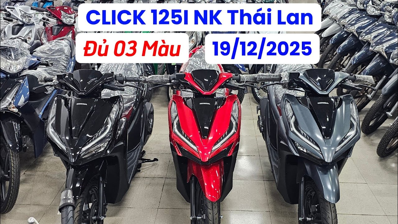 Bất Ngờ Honda CLICK 125i NK Thái Lan về CH Mai Duyên + giá bán ngày 19 ...