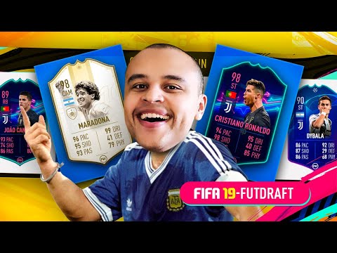FIZEMOS HISTÓRIA COM CR7 E MARADONINHA LINDINHO NO DRAFT À GLÓRIA - EP. #61 - FIFA 19 UT
