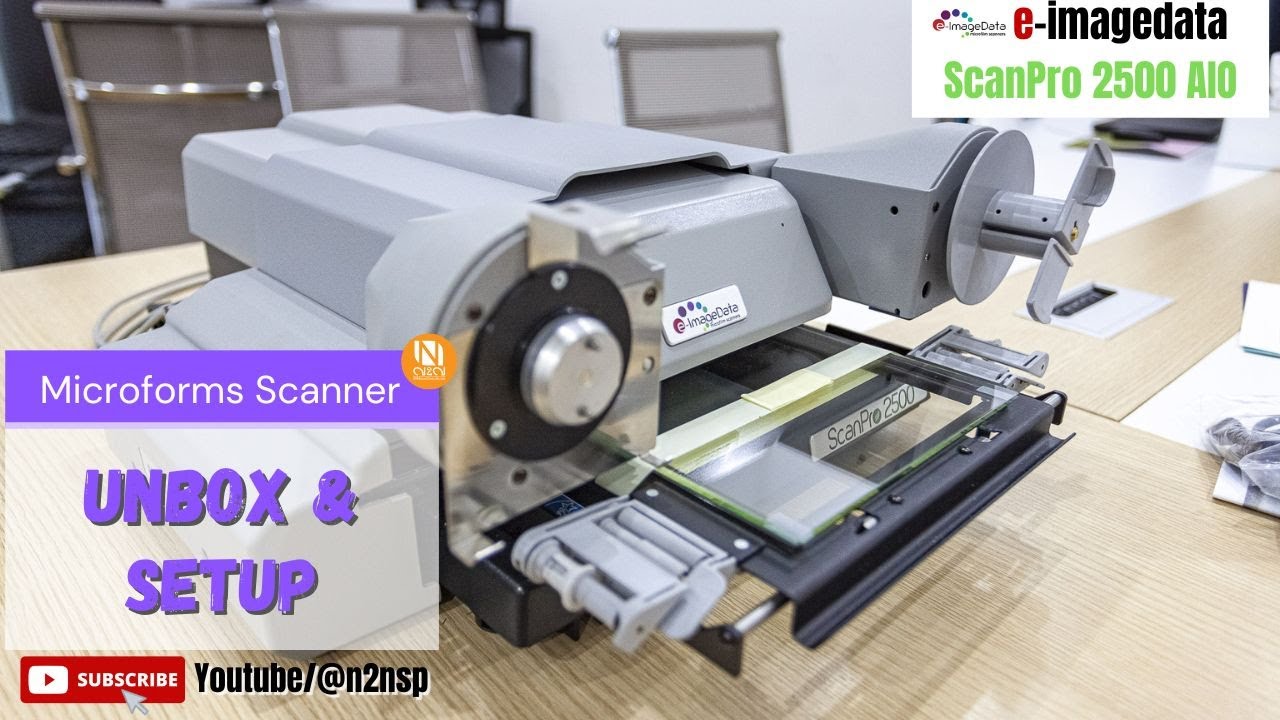แกะกล่องเครื่องสแกนไมโครฟิล์ม ไมโครฟิช ScanPro 2500 AIO เครื่องแรกในไทย! - YouTube