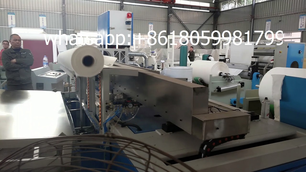 industrial maxi roll paper production line - YouTube