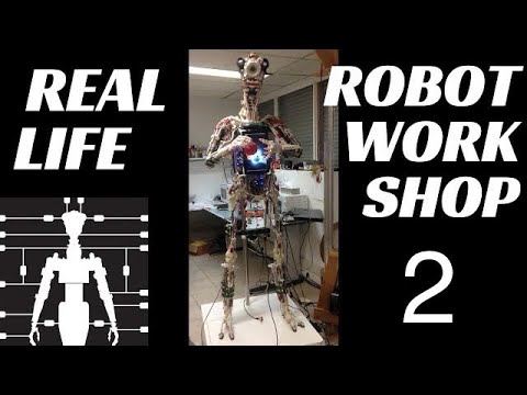3 bench workshop for advanced robot production #robot #diy - YouTube