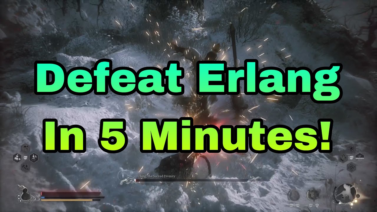 How To Defeat ERLANG in Black Myth Wukong in 5 Minutes (Defeat Erlang ...