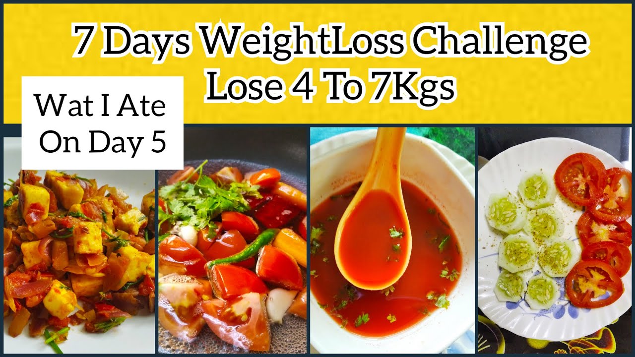 How To Lose Weight Fast 4Kgs In 7 Days || DAY 5 Diet Plan || GM Diet ...