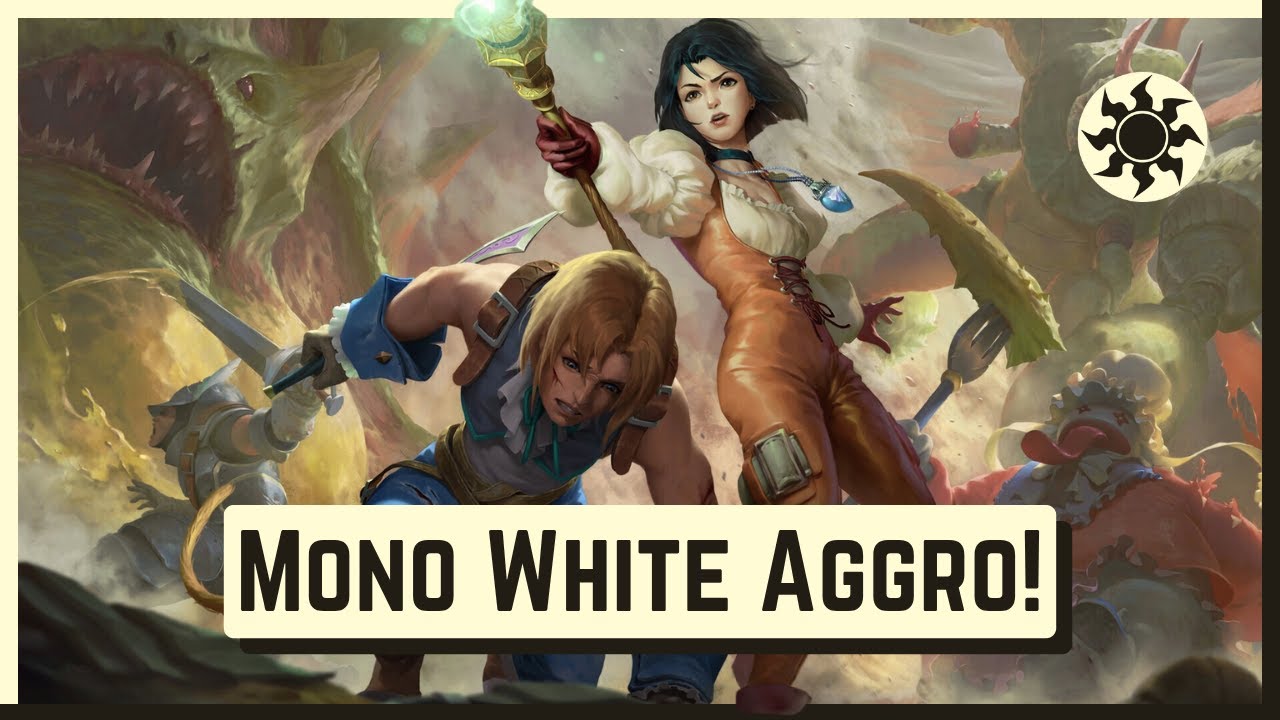 Rotation-Proof Mono White Aggro! | Final Fantasy Standard! | MTG Arena ...