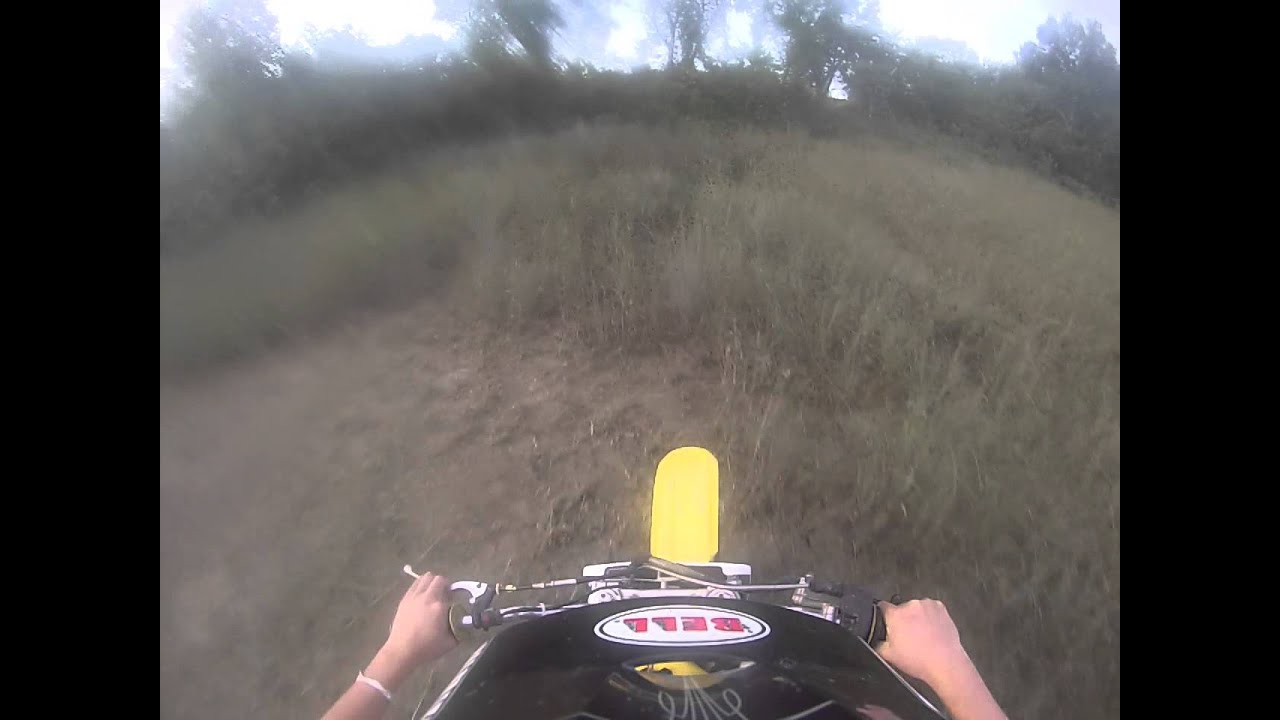 96 Rm125 cases jump - YouTube