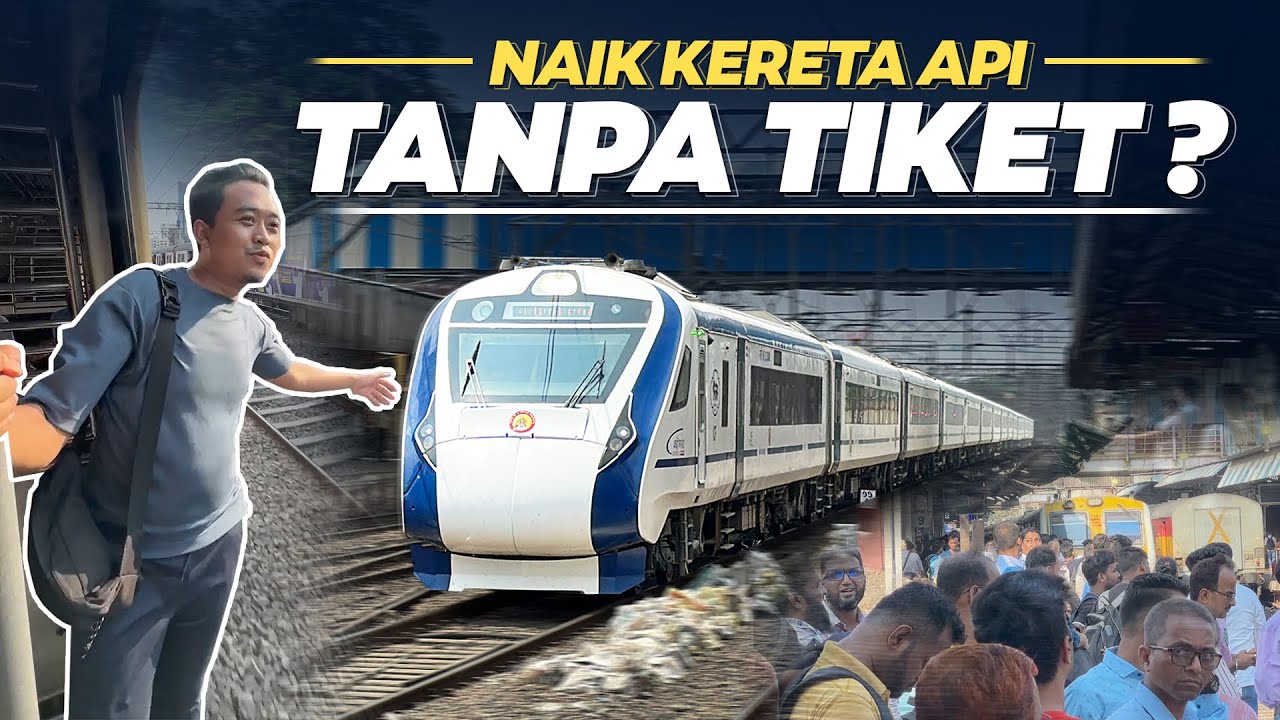 FAKTA MENCENGANGKAN KERETA API INDIA 🇮🇳‼️ Nyobain Kereta Lokal + MRT ...
