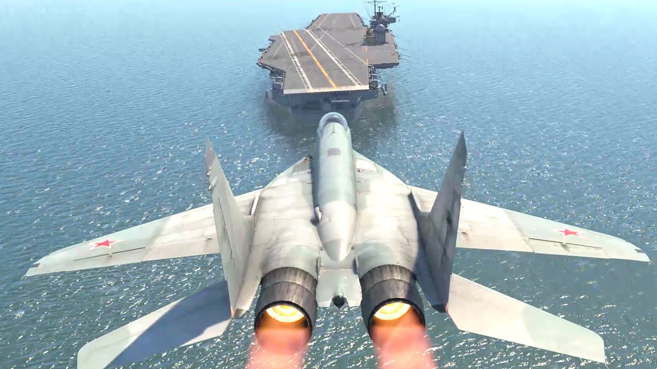 Mig-29 Carrier Landing... - YouTube