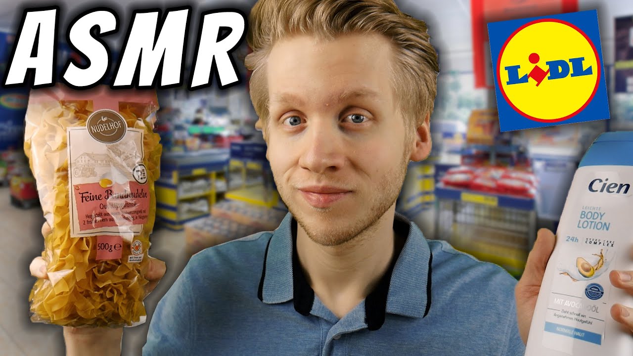 ASMR | Der beste LIDL VERKÄUFER scannt deinen EINKAUF! - YouTube
