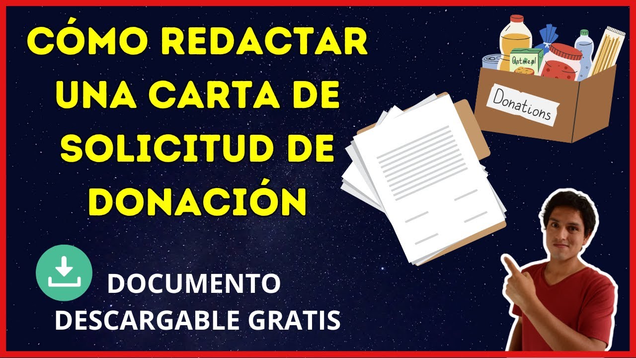 Ejemplos De Cartas De Solicitud De Donaciones Elaboración De Una