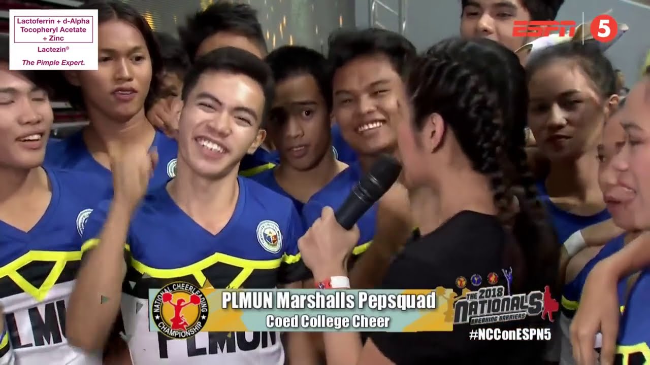 PLMun Marshalls pepsquad National Cheerleading Championship 2018 - YouTube