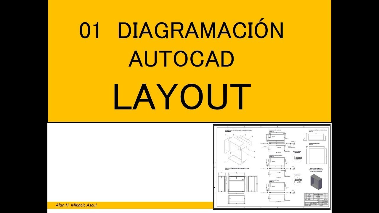 01 Diagramación Cad Layout - YouTube