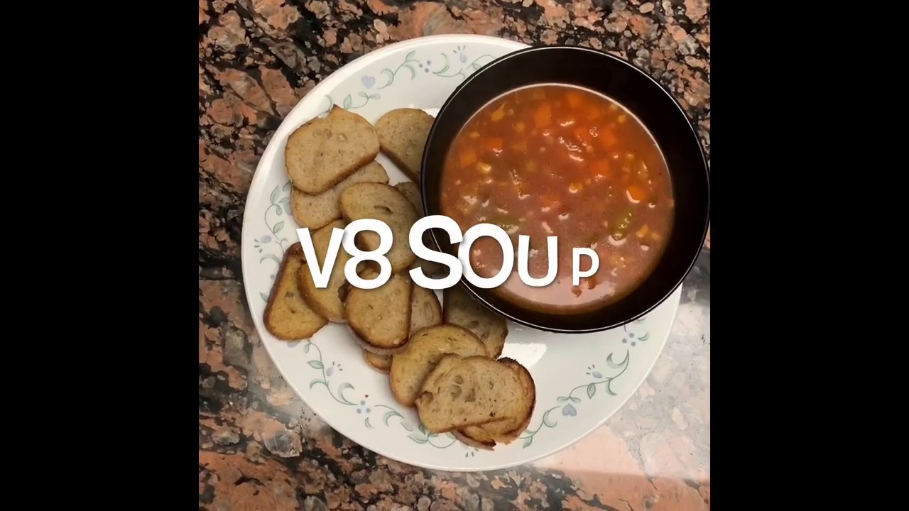 V8 Vegetable Soup (quick version) - YouTube