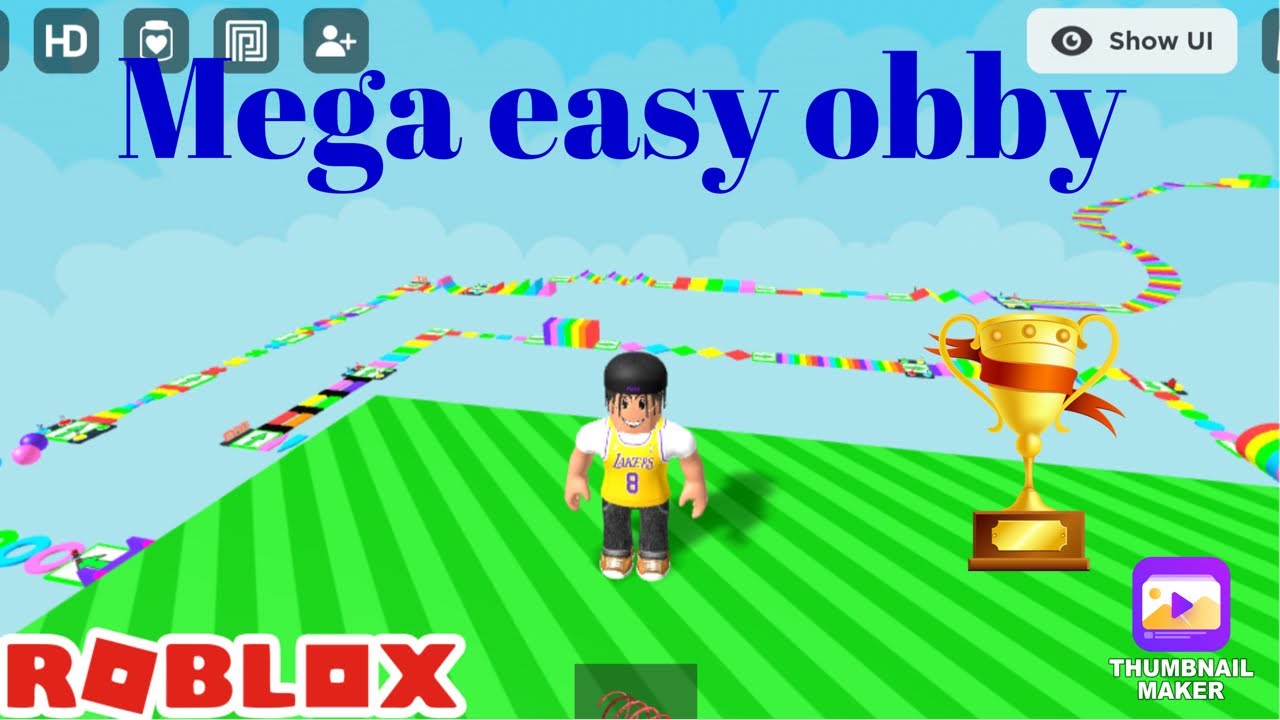 Roblox Mega easy obby - YouTube