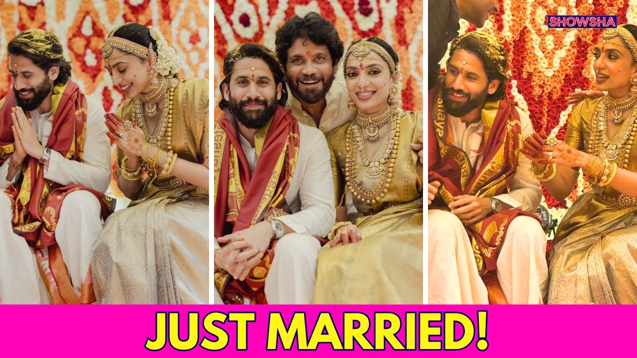 Naga Chaitanya & Sobhita Dhulipala Get Married, First Wedding Pics Go ...