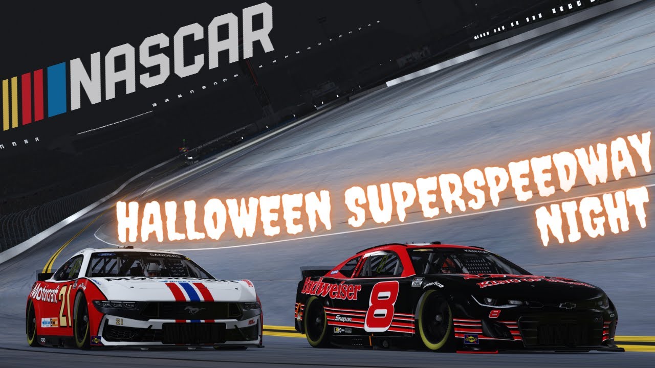 NASCAR Halloween SuperSpeedway iRacing LIVE - YouTube