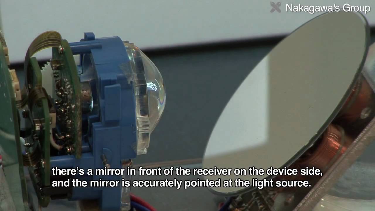 Visible light communication system : Nakagawa Group - YouTube