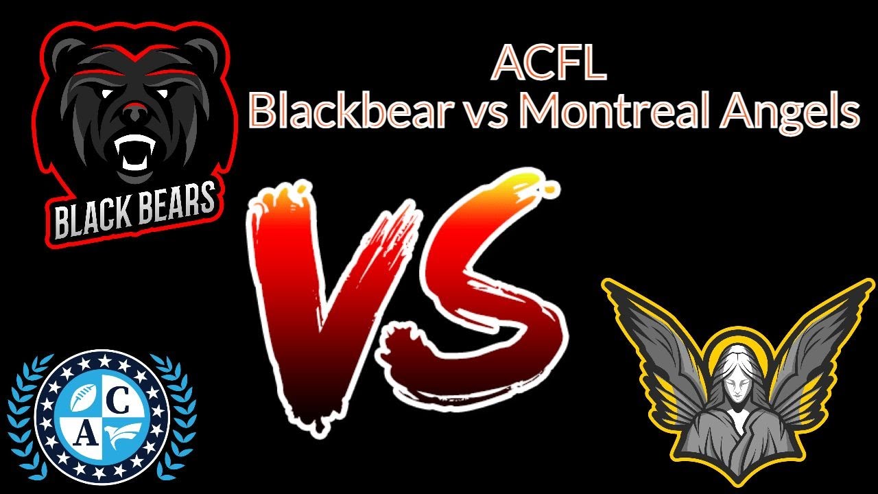 ACFL | Alabama Blackbear vs Montreal Angels (Ultimate Football) - YouTube
