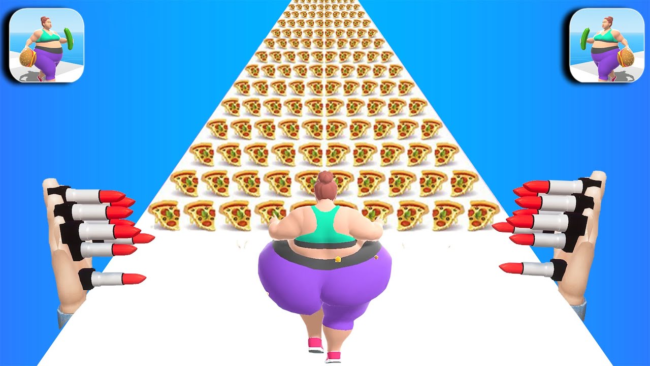 Fat To Fit Satisfying Mobile Games MAX LEVEL Playing 9999 Tiktok Video ...