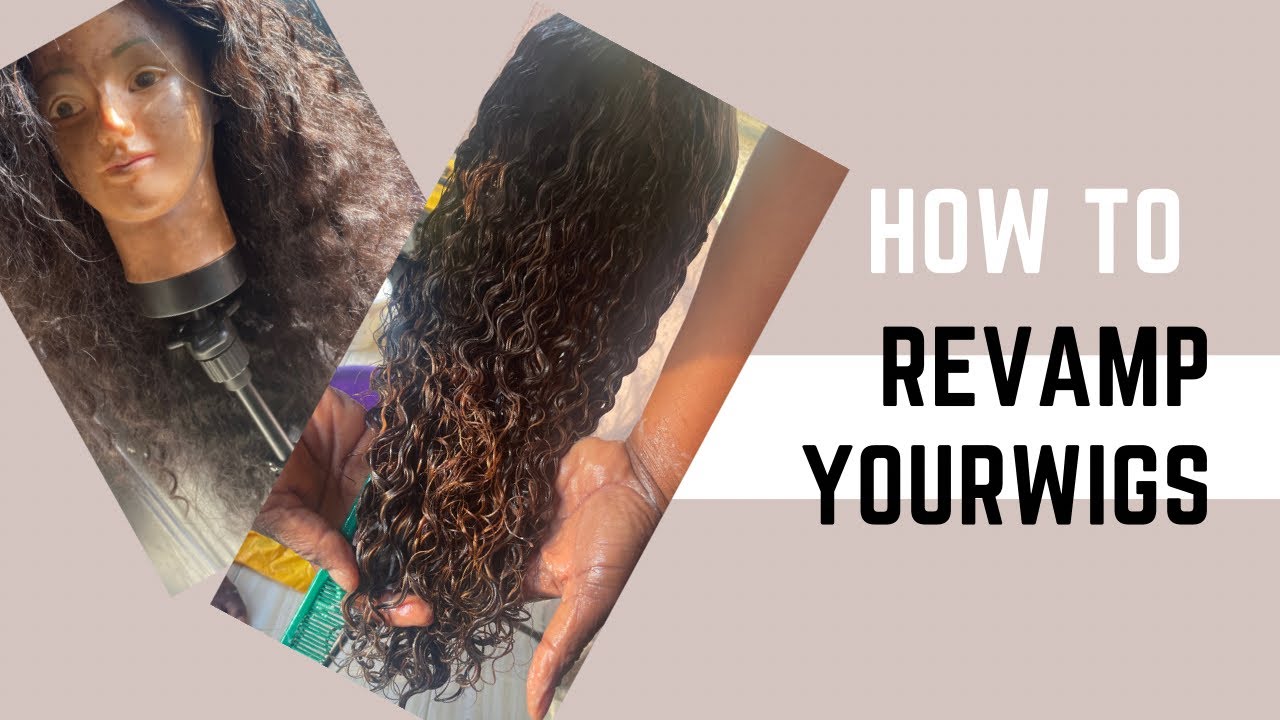 TRY THIS REVAMP METHOD AND THANK ME LATER- WiG TREATMENT-Turn your old wigs to new ones m - YouTube