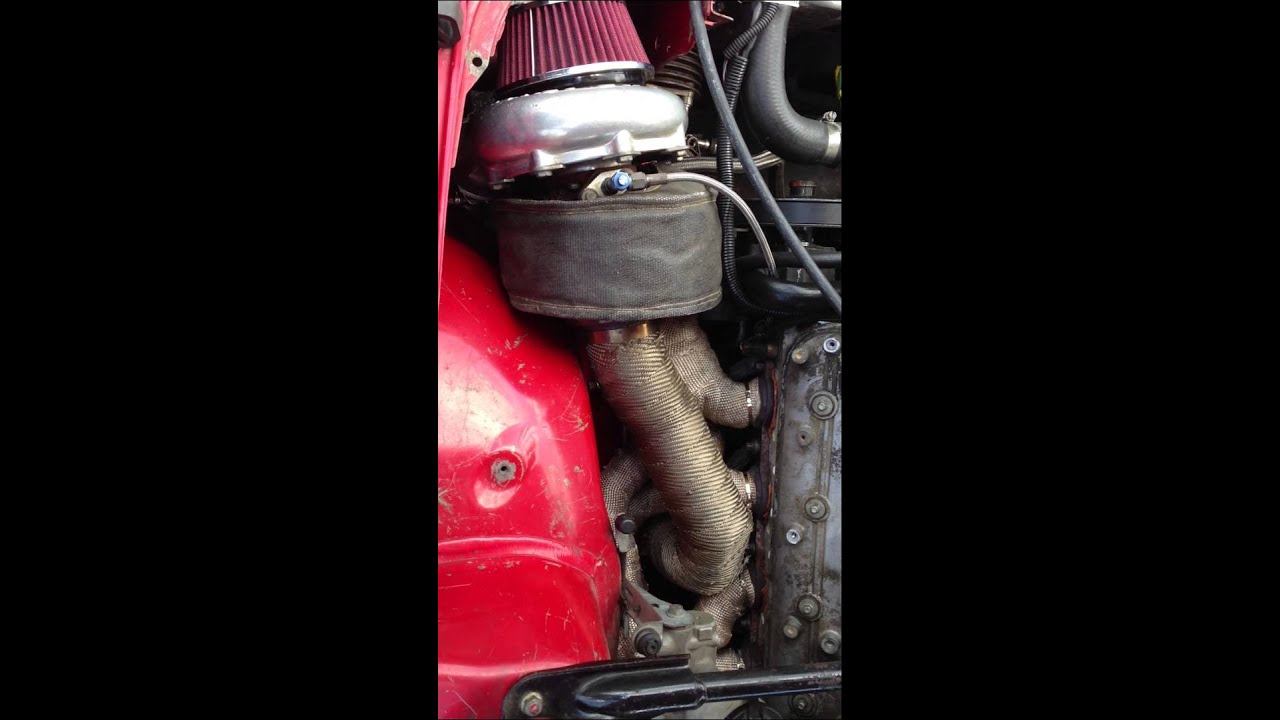 2004 GTO Single 76mm Turbo Exhaust - YouTube