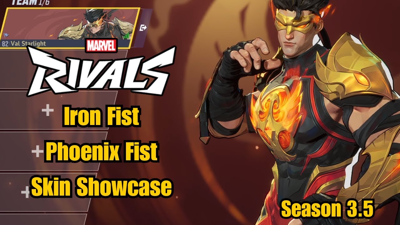 Iron Fist | Phoenix Fist Event Skin Showcase | Marvel Rivals Gameplay ...