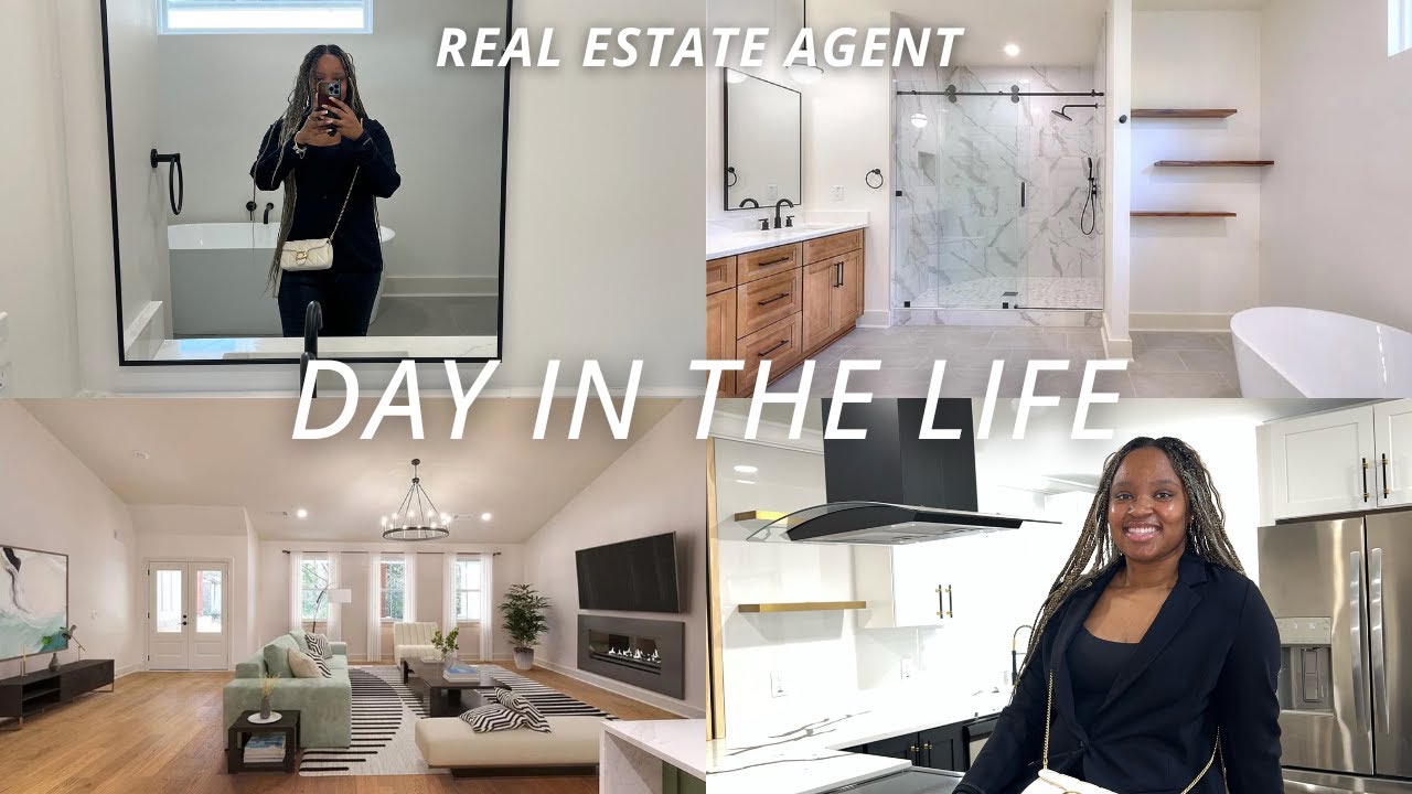 DAY IN THE LIFE OF A REAL ESTATE AGENT/REALTOR | Realistic Vlog | Home ...