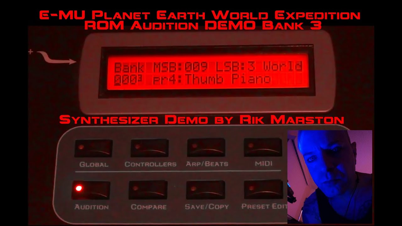 E-MU Planet Earth World Expedition Proteus 2000 ROM Audition DEMO Bank ...