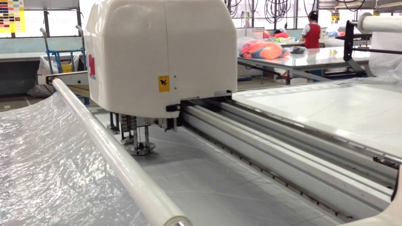 New version of Yin Japan CNC auto cutter by M.T. Sewing - YouTube