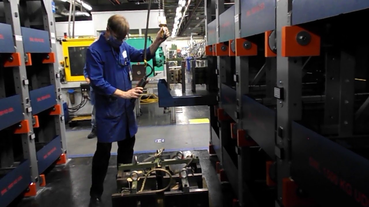 Mould Tool Racking - Automated - YouTube