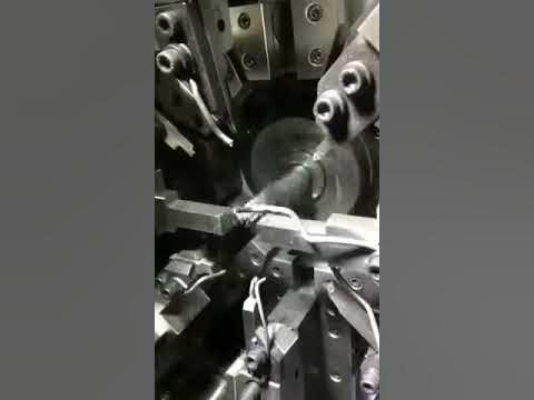Yinfeng machine CNC-8322 finshing gear spring making machine - YouTube