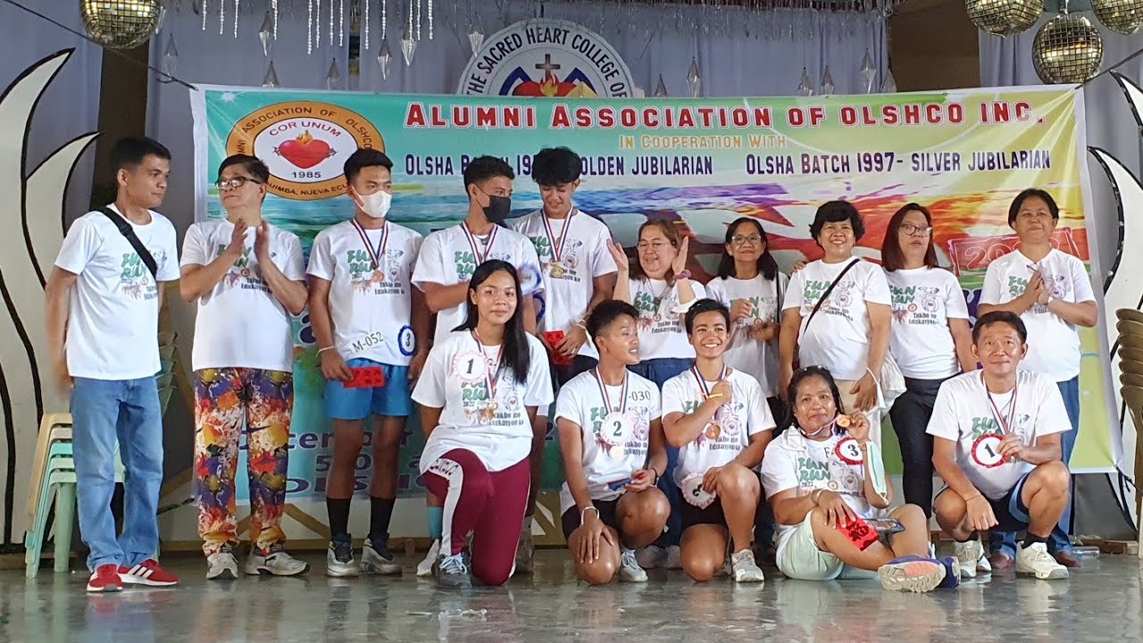 Fun Run awarding of fastest runners @ OLSHCO - YouTube