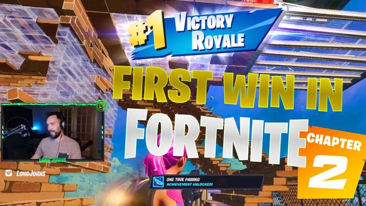 MY FIRST WIN IN FORTNITE CHAPTER 2 (Fortnite Battle Royale) - YouTube