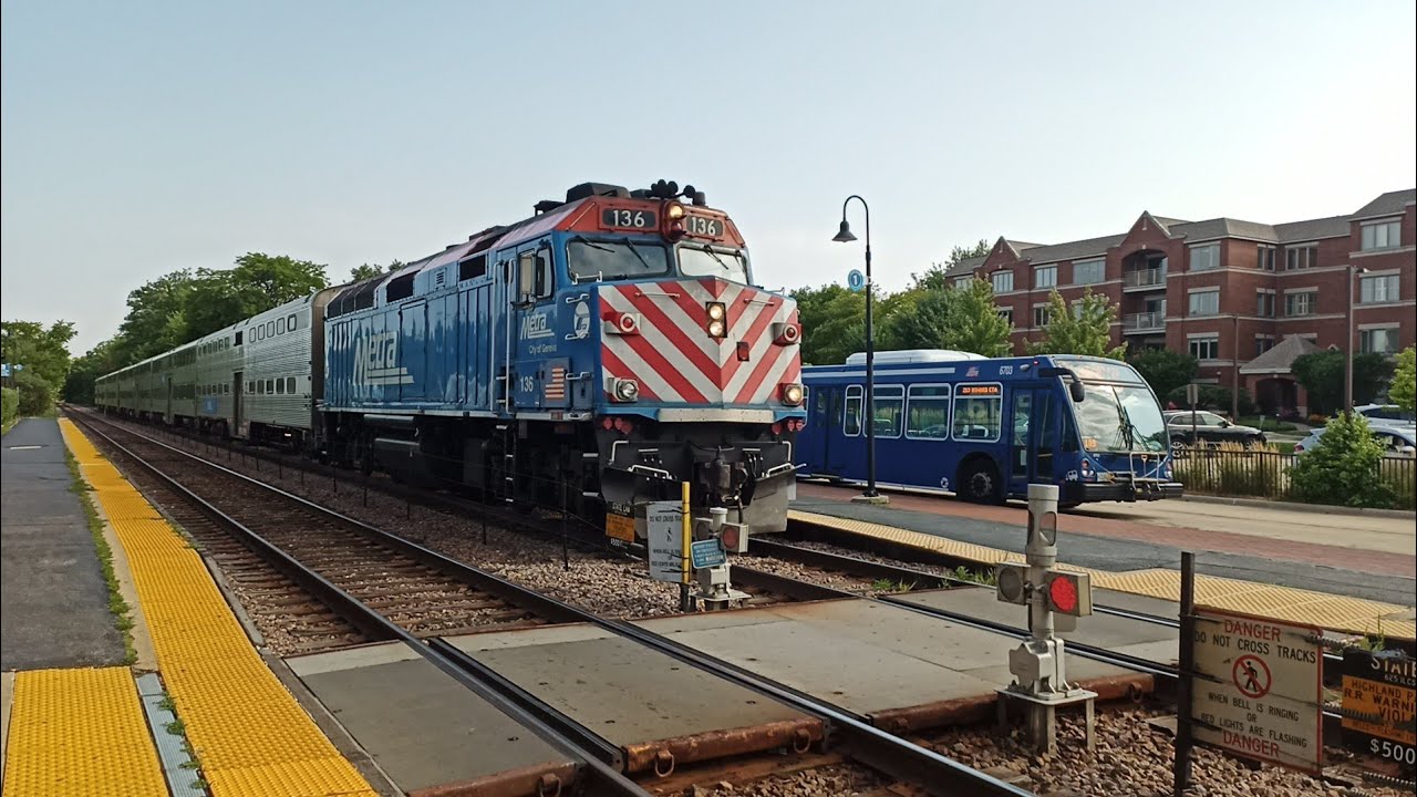 Metra Union Pacific North Line Trains 347 To Kenosha WI And 356 To OTC
