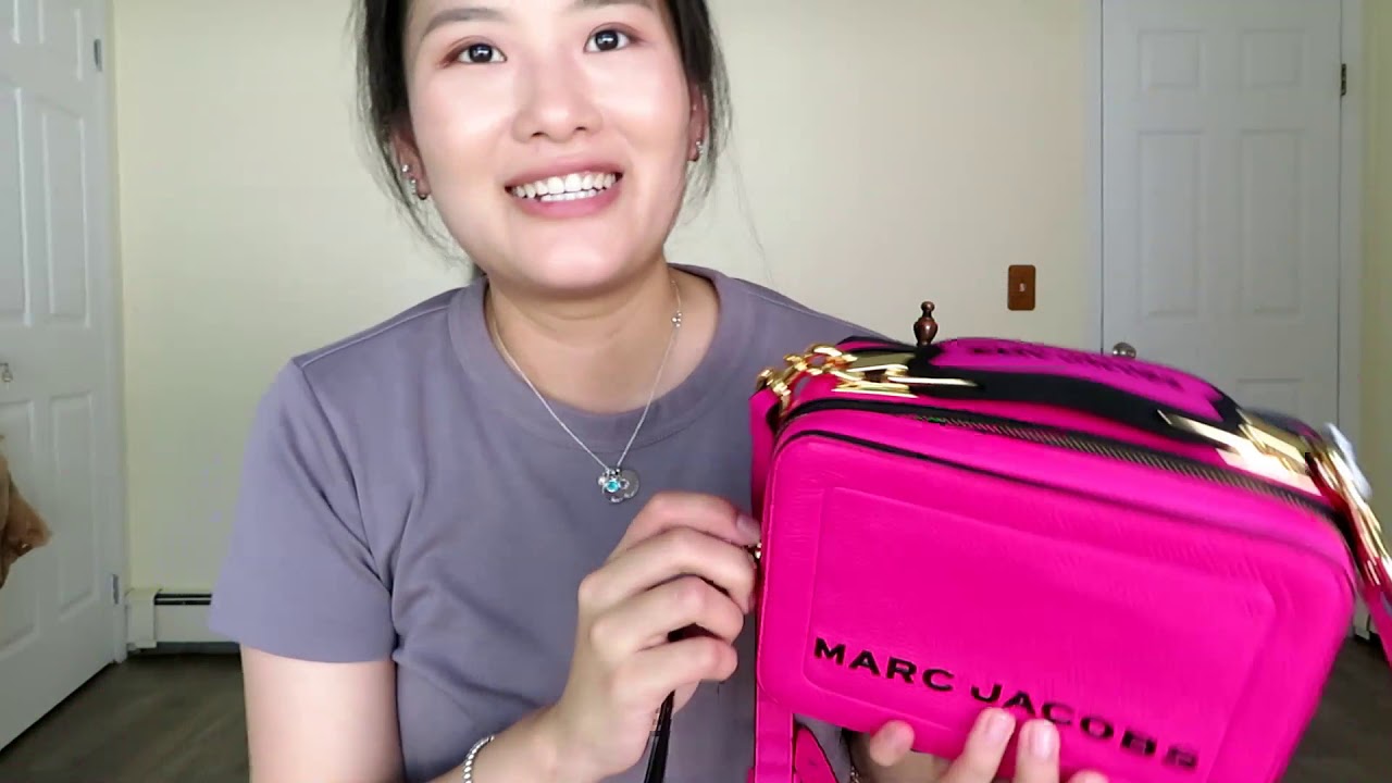 Marc Jacobs Mini Box Bag Unboxing MJ迷你饭盒包开箱 :3)) - YouTube