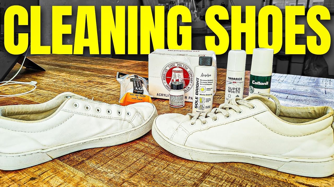 How To Use The Angelus Acrylic White Leather Paint - YouTube