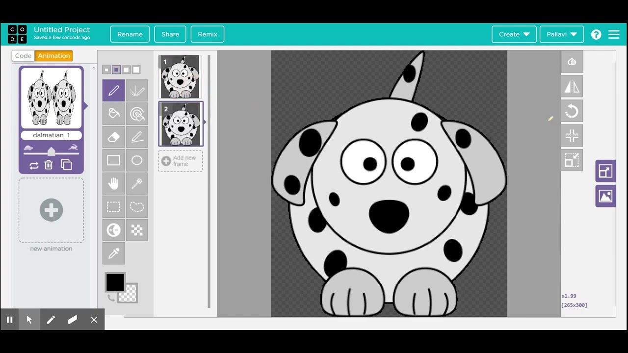 testing animation - YouTube