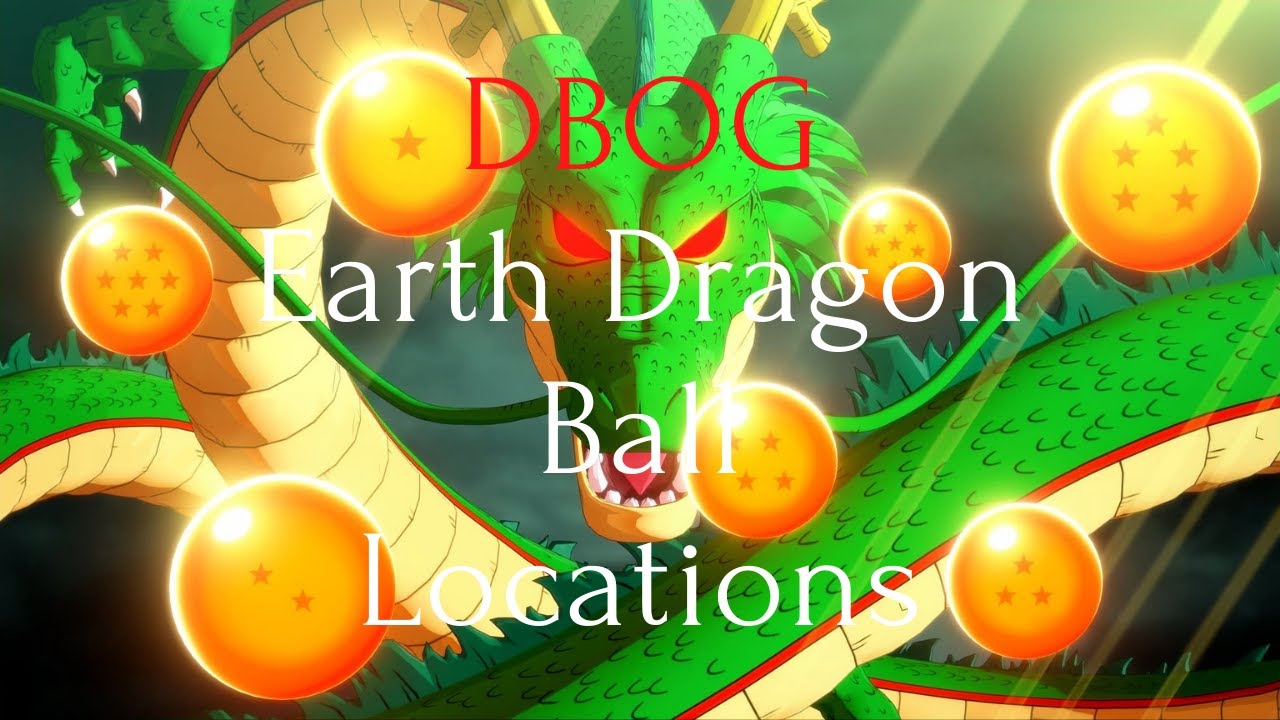 All Earth Dragon Ball Locations in DBOG! (Outdated) - YouTube