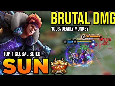 SUN BEST BUILD 2023 | BUILD TOP 1 GLOBAL SUN GAMEPLAY | MOBILE LEGENDS ...