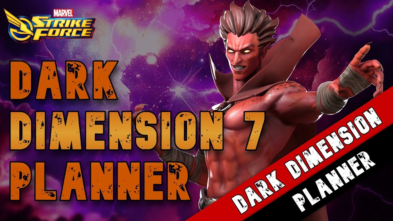 Dark Dimension 7 Planner | Marvel Strike Force - YouTube