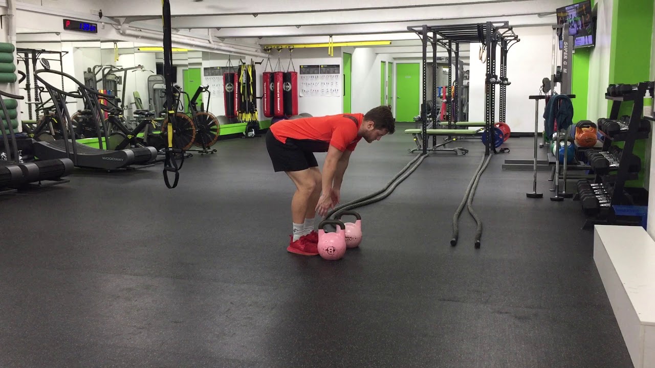 Kettlebell Alternating Pendlay Row - YouTube