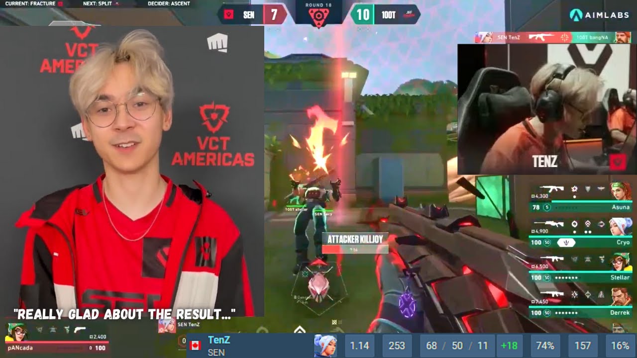 Sen TenZ Talks About His Performance Against 100T In VCT - YouTube
