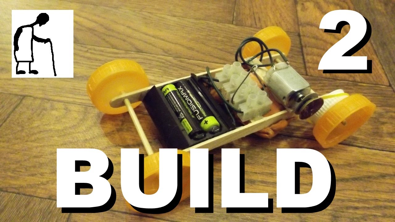 Popsicle Stick Electric Car for Nicholas Hasko - BUILD - YouTube