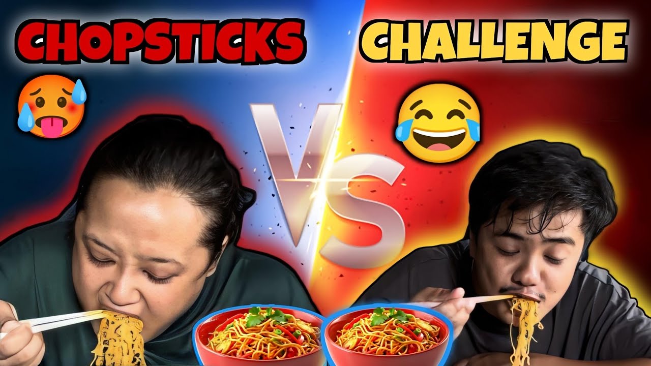 CHOPSTICKS Challenge😨|| Luv Dada using for the first time 😂 - YouTube