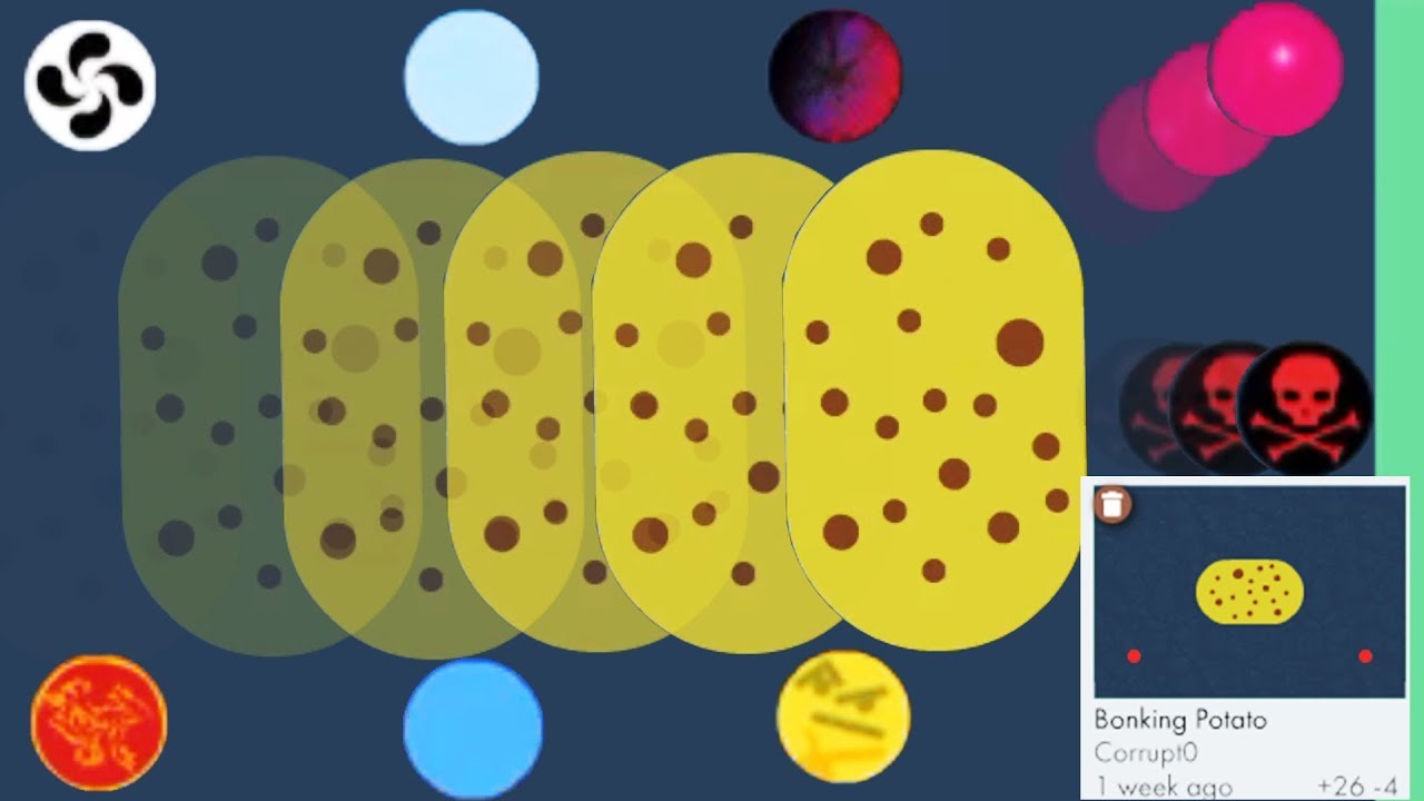 Bonk.io - The Bonking Potato (Playing My Own Maps #3) - YouTube